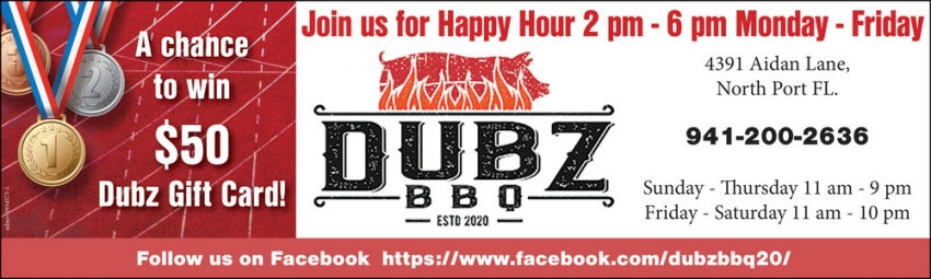 Happy Hour, Dubz BBQ