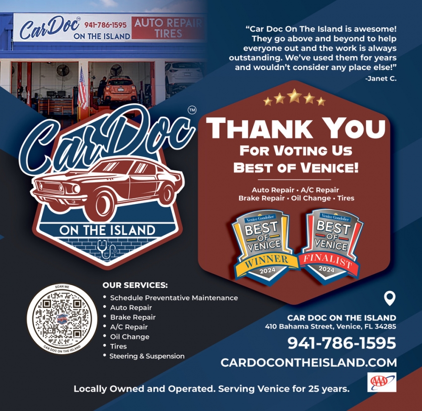 Best Auto Repair, Car Doc on The Island