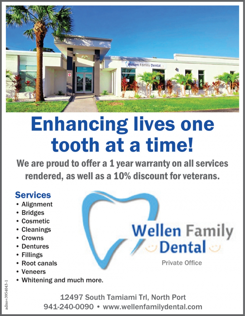 Enhancing Lives One Tooth at A Time!, Wellen Family Dental - Annie ...
