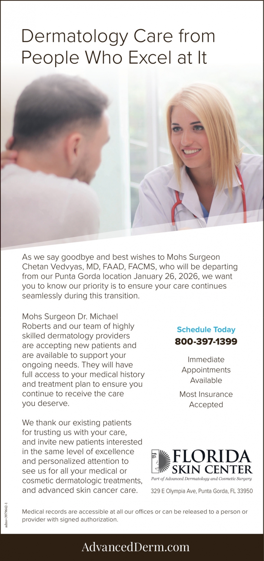 Dermatology Care from People Who Excel at It, Florida Skin Center